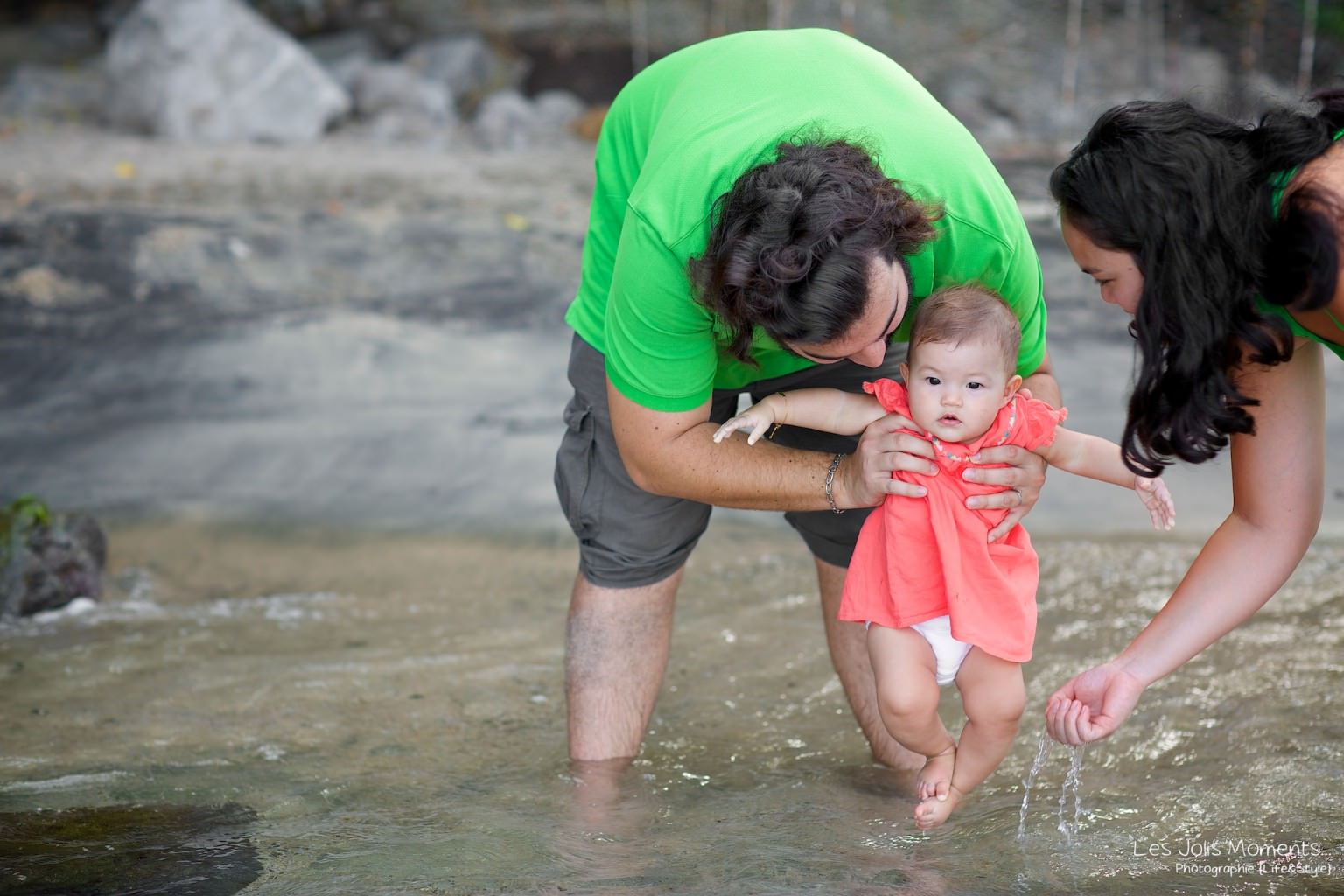 Séance Photo avec bébé à la plage Martinique
