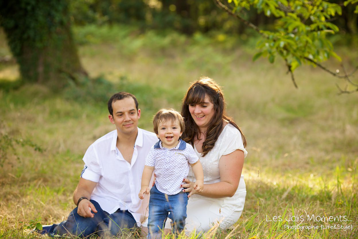 Séance photo en famille dans les Landes