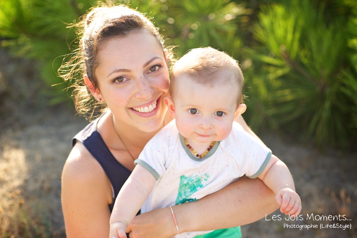 Séance en famille avec bébé dans les Landes