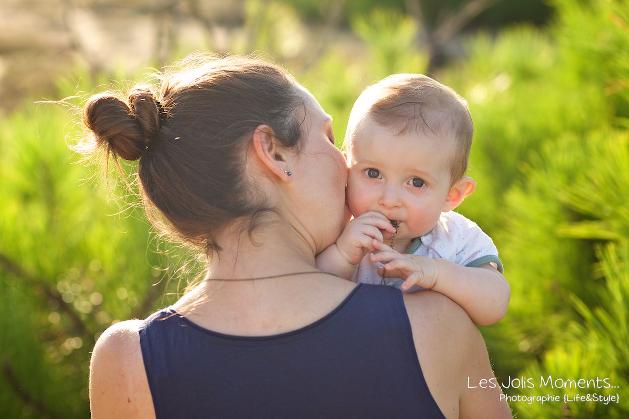Séance en famille avec bébé dans les Landes