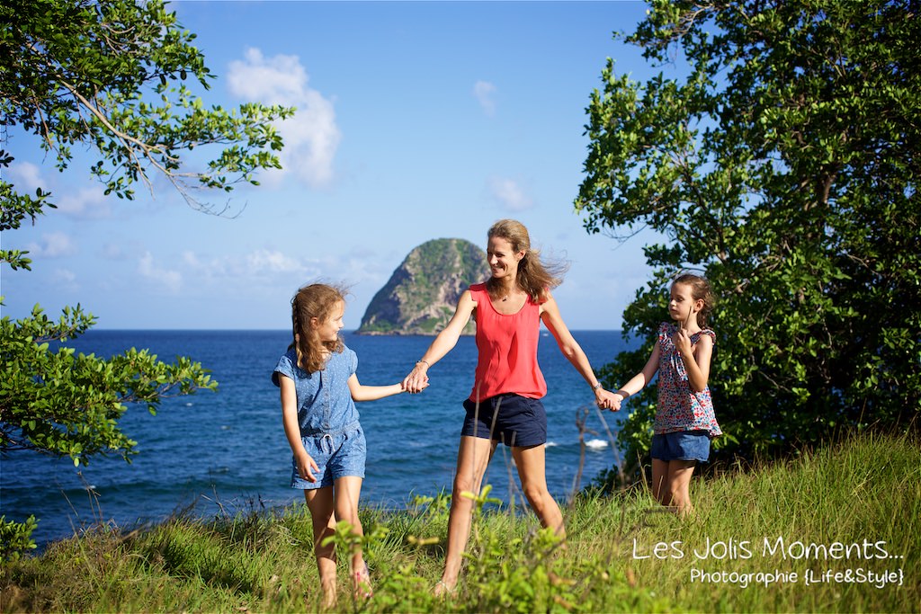 Séance famille sur les hauteurs du Diamant Photographe Martinique
